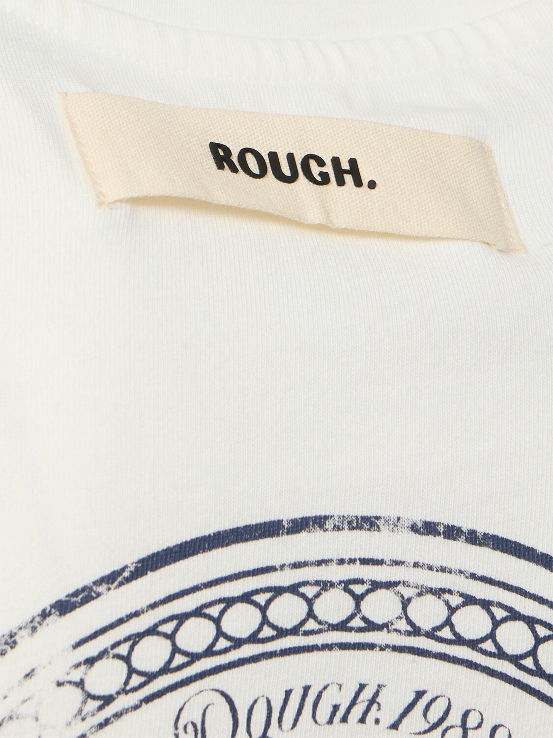 ROUGH. Emblem Frame T-shirt Rough.