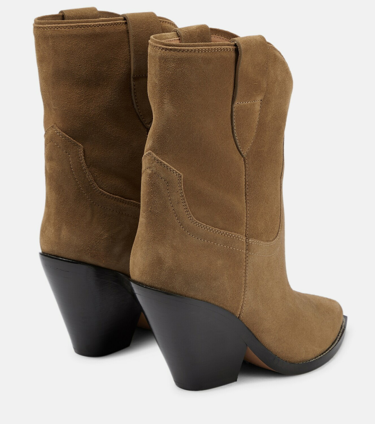 Isabel Marant - Leyane suede mid-calf cowboy boots Isabel Marant