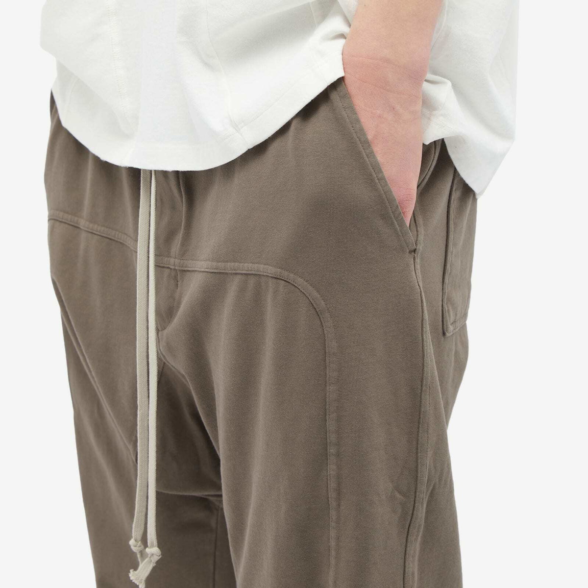 Rick Owens DRKSHDW Men's Prisoner Drawstring Pant in Dust Rick Owens ...