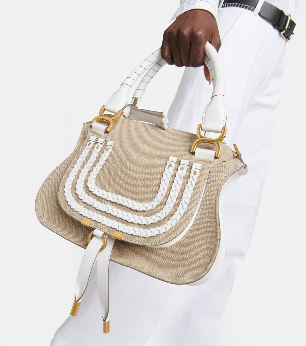 Chloe - Marcie Medium canvas tote bag Chloe