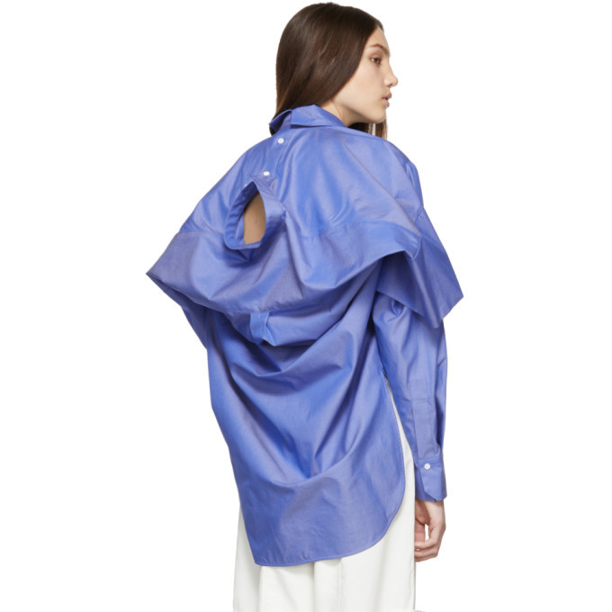 Enfold Blue Re-Construction Three Ways Shirt Enfold