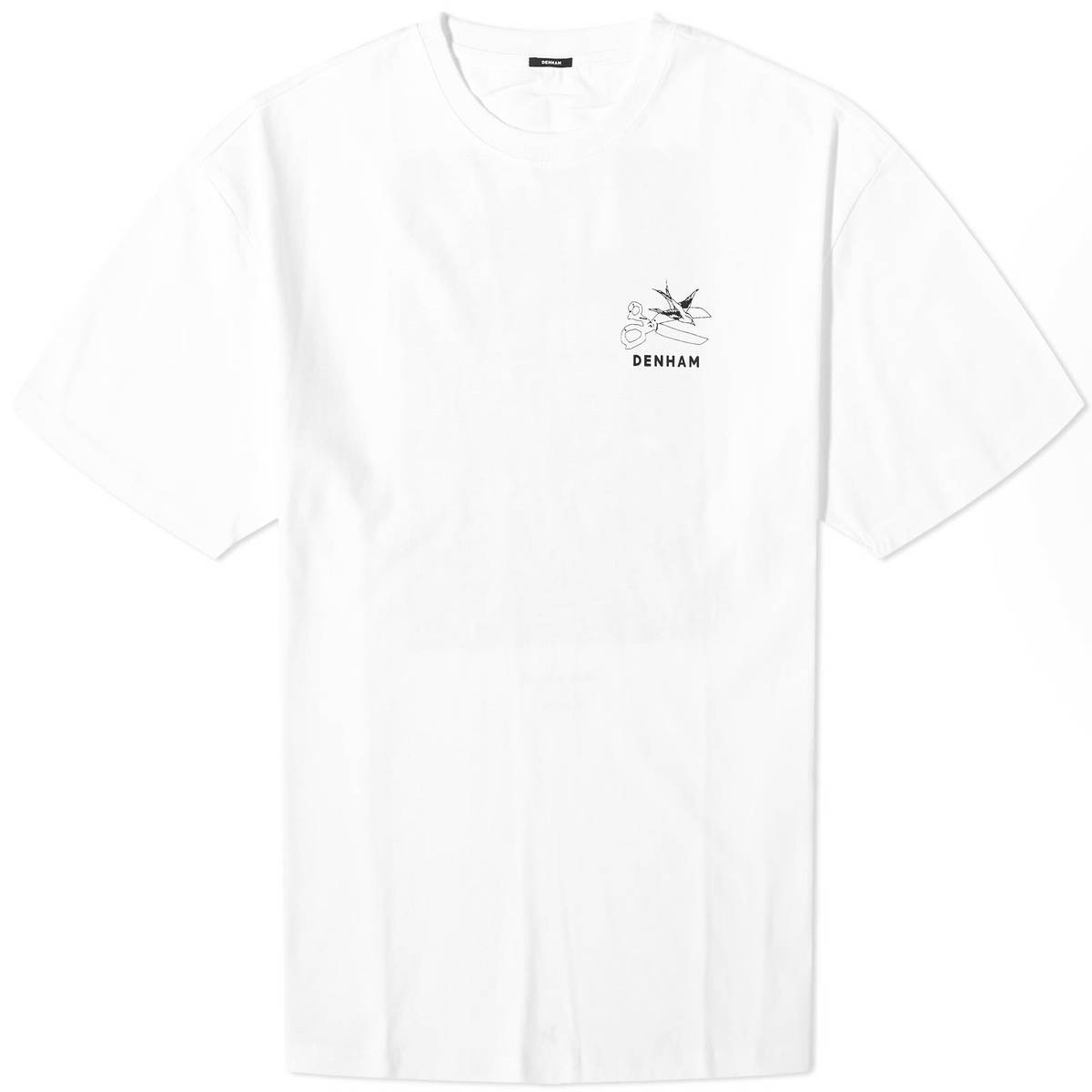 Denham Men's DXT Fatale T-Shirt in White Denham