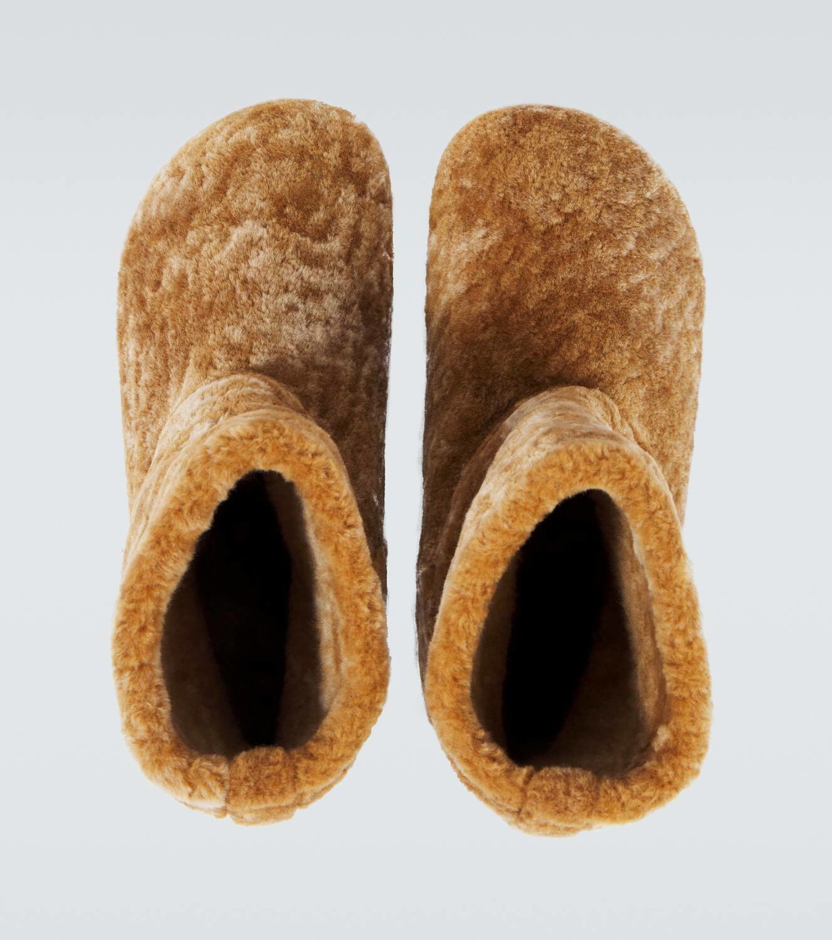 Loewe Lago shearling ankle boots Loewe