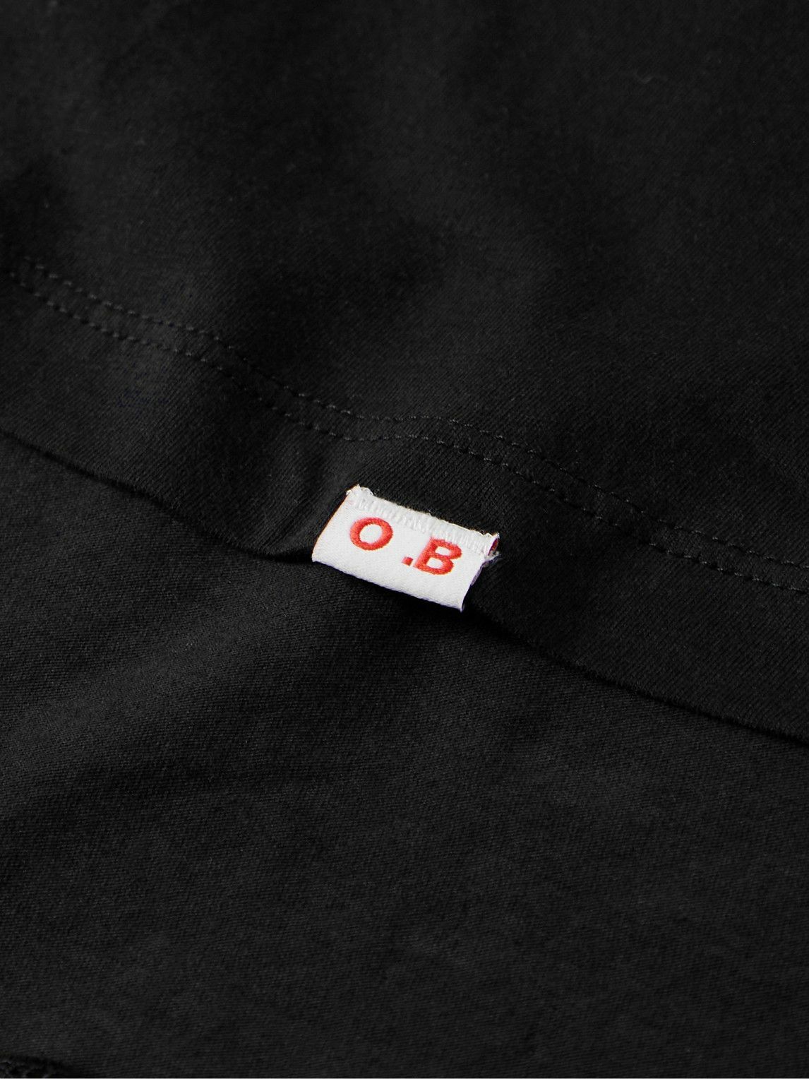 Orlebar Brown - OB-V Slim-Fit Cotton-Jersey T-Shirt - Black Orlebar Brown
