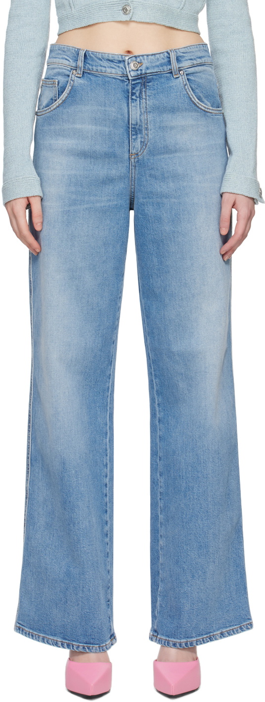 Blumarine Blue Boyfriend Jeans Blumarine