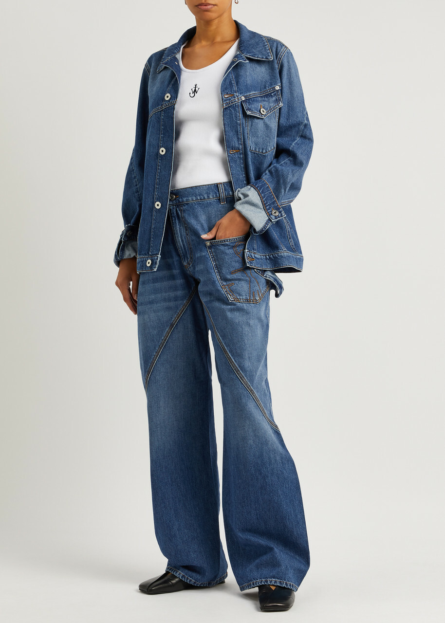 JW Anderson Twisted Denim Jacket Light Blue JW Anderson