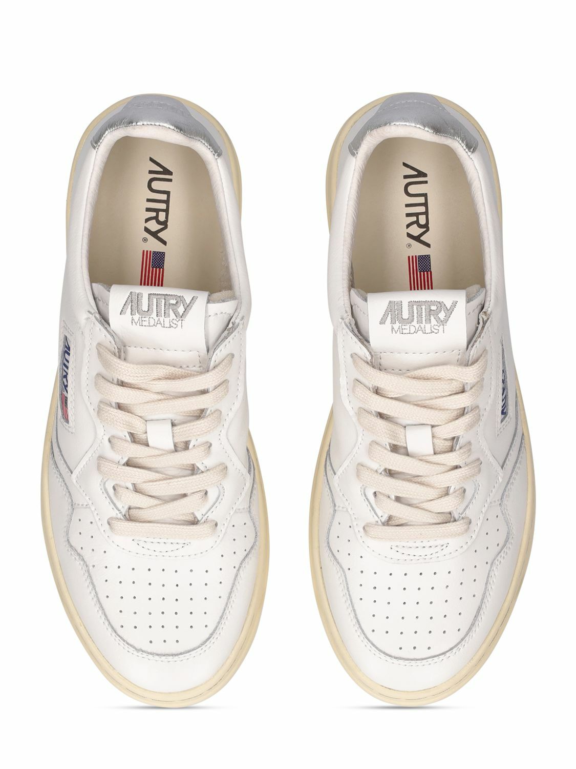 AUTRY - Medalist Low Leather Sneakers Autry