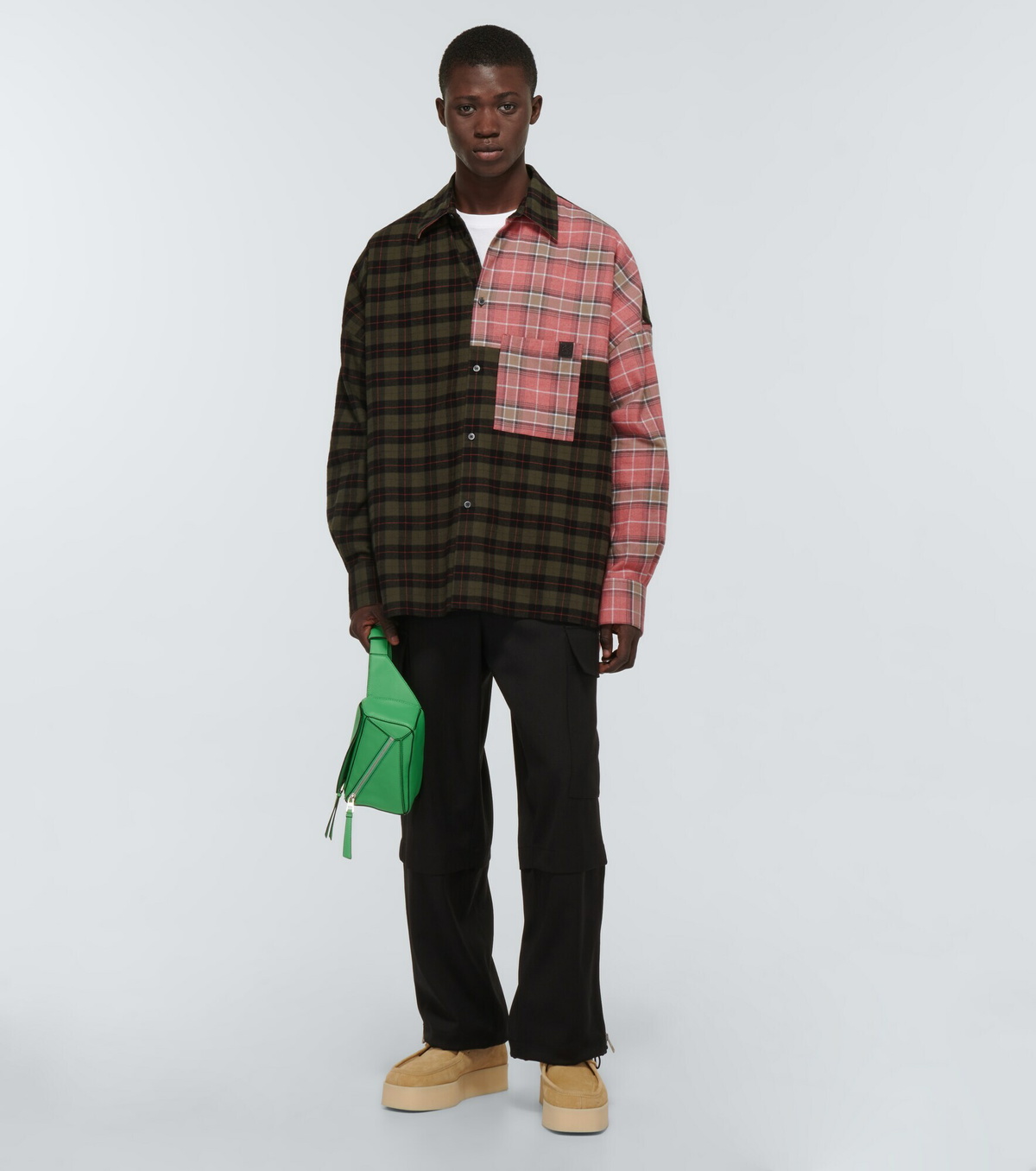 Loewe - Patchwork checked shirt Loewe