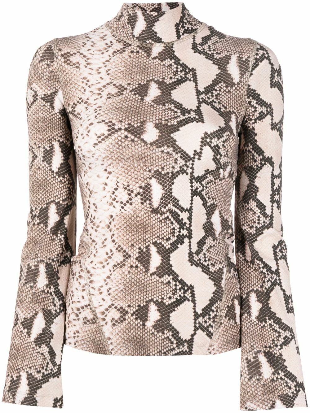 STELLA MCCARTNEY - Python Print Fluid Top Stella McCartney