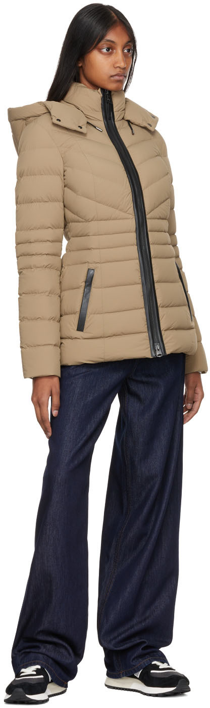 Mackage Tan Patsy Down Jacket Mackage