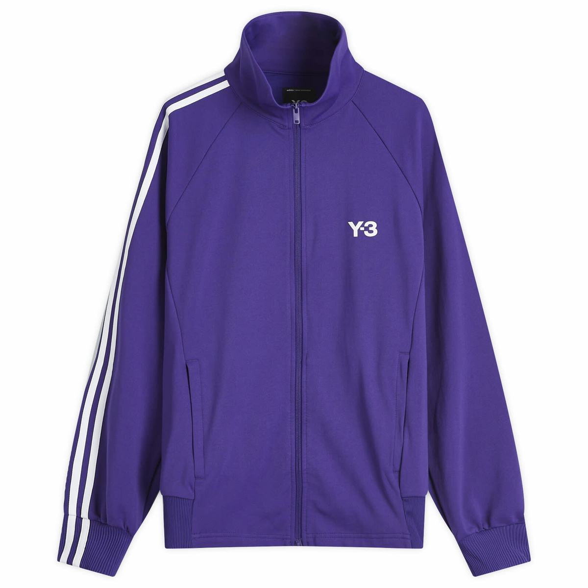 Y-3 Men's 3-Stripe Track Top in Violet Y-3