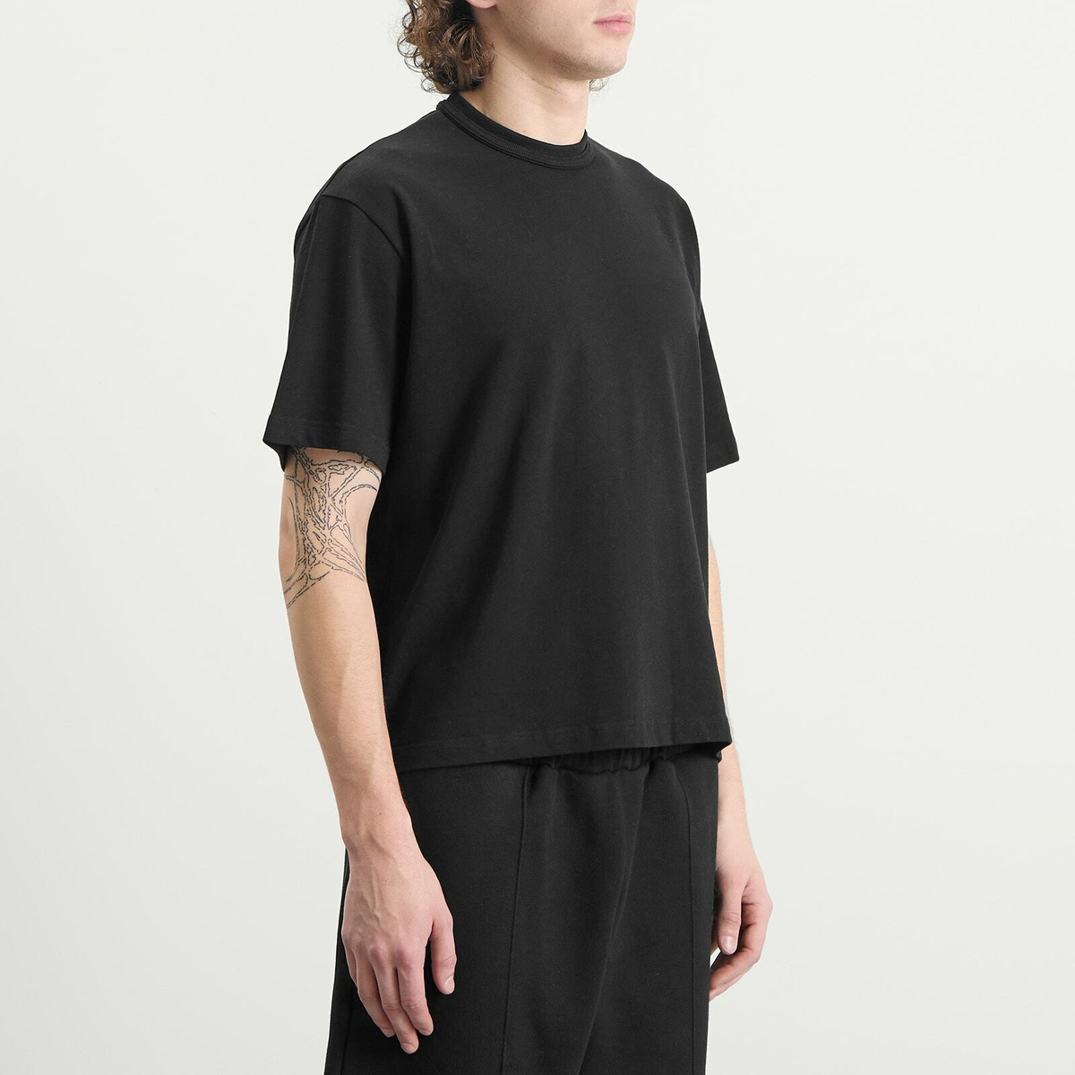MKI Men's 220 Gsm Slub T-Shirt in Black MKI Miyuki-Zoku