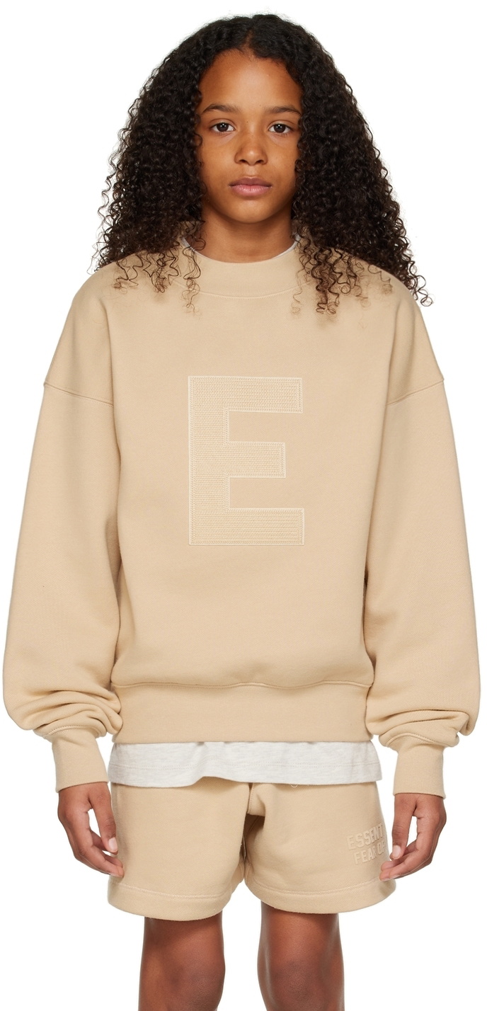 Essentials Kids Beige 'E' Sweatshirt Essentials