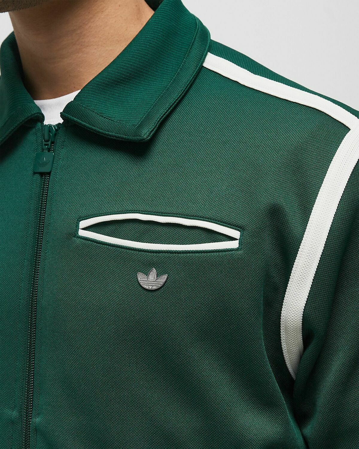 Adidas PREM TRACK TOP Green Mens Track Jacket adidas