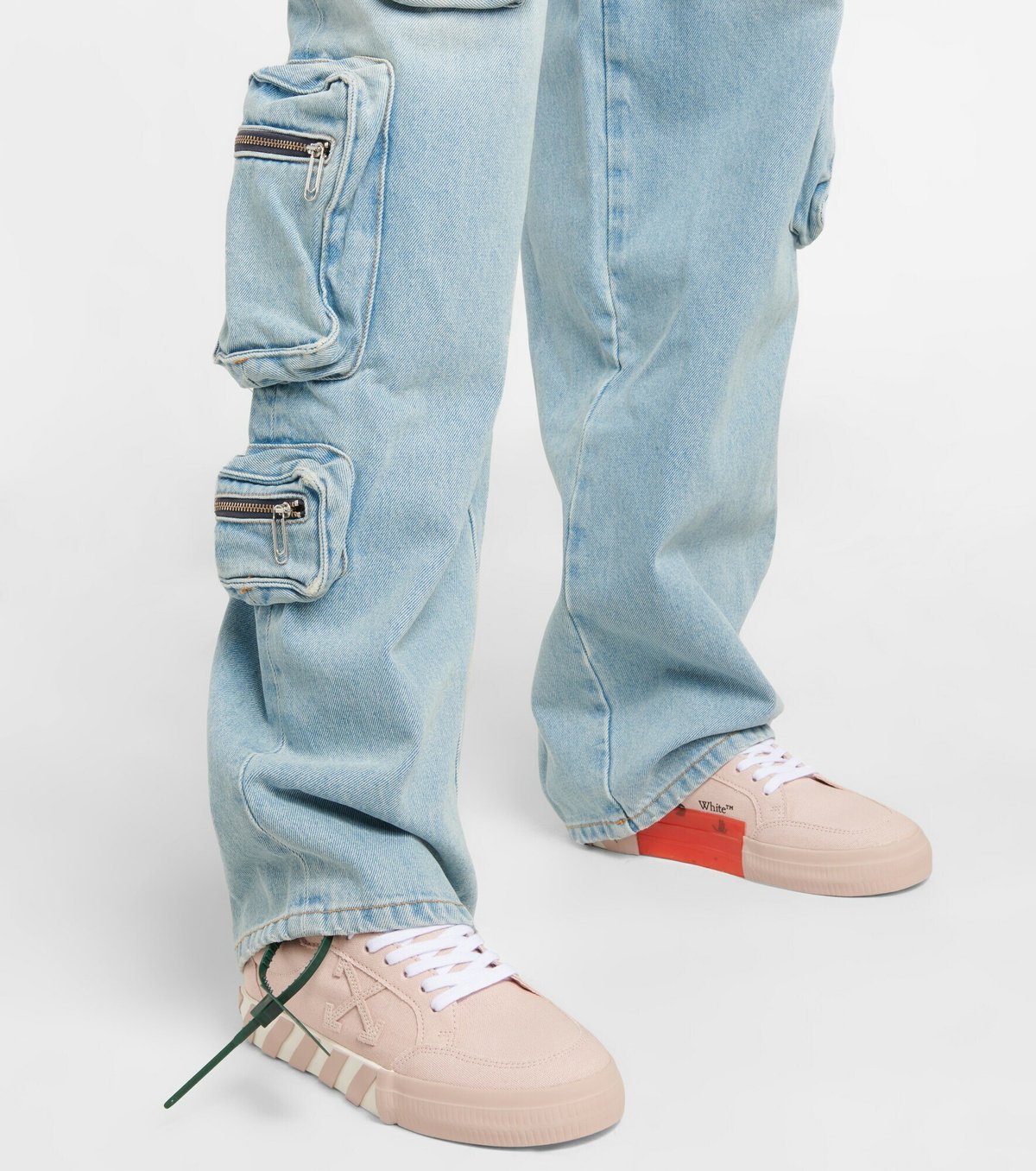 Off-White - Low Vulcanized canvas sneakers Off-White