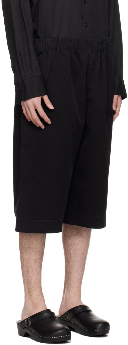 CASEY CASEY Black Yama Shorts CASEY CASEY