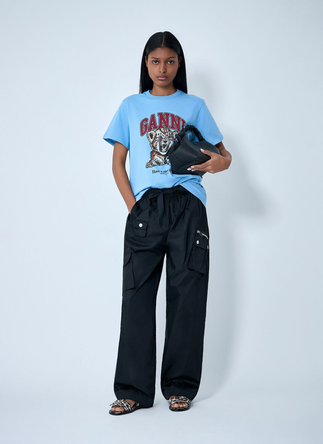 GANNI Logo Motif Track Pants GANNI