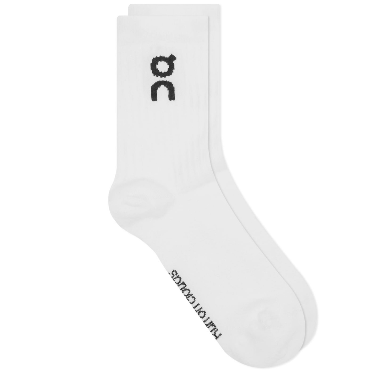 ON Men's Logo Sock 3-Pack in White On