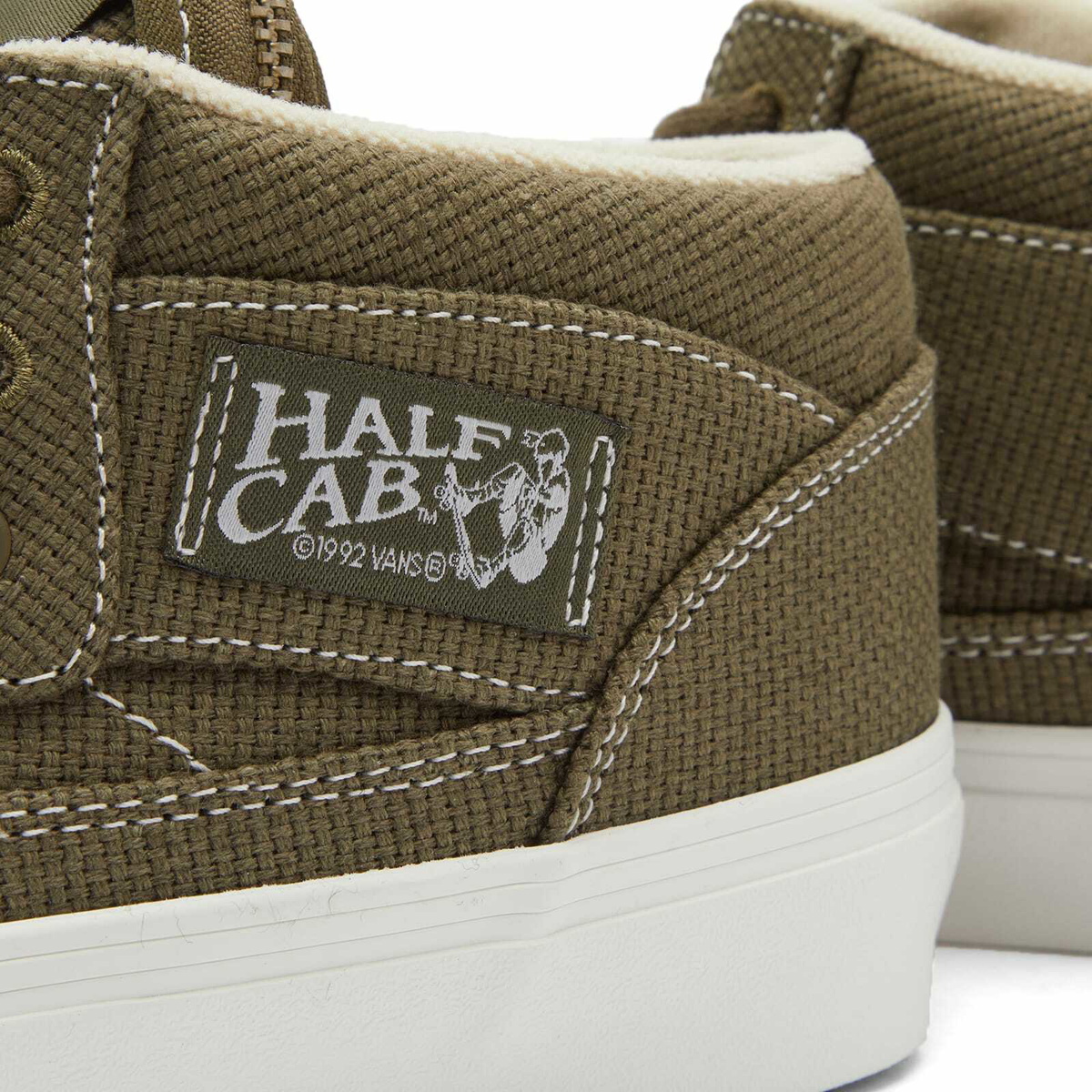 Vans Vault Women's Half Cab CP VR3 LX Sneakers in Hemp Dark Olive Vans