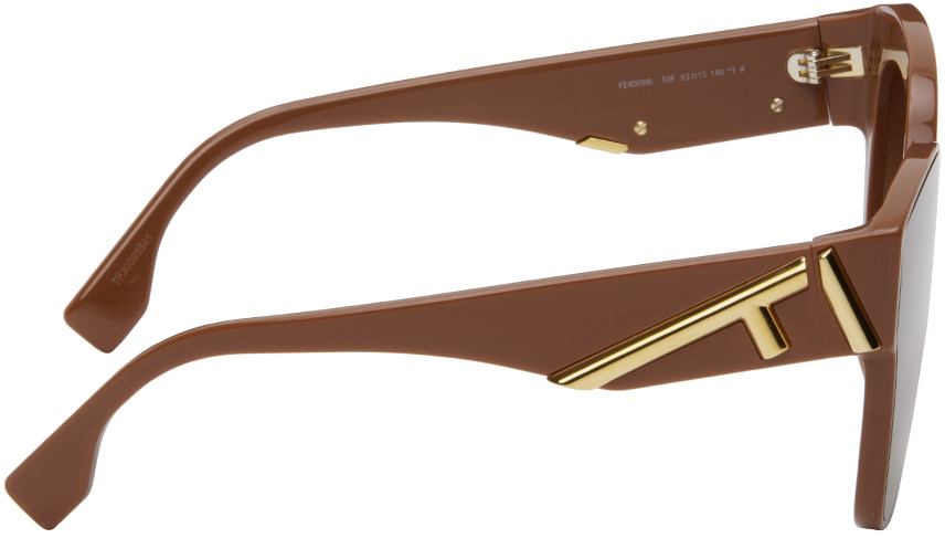 Fendi Brown 'Fendi First' Sunglasses Fendi