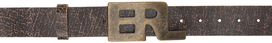 ERL Brown Logo Belt ERL