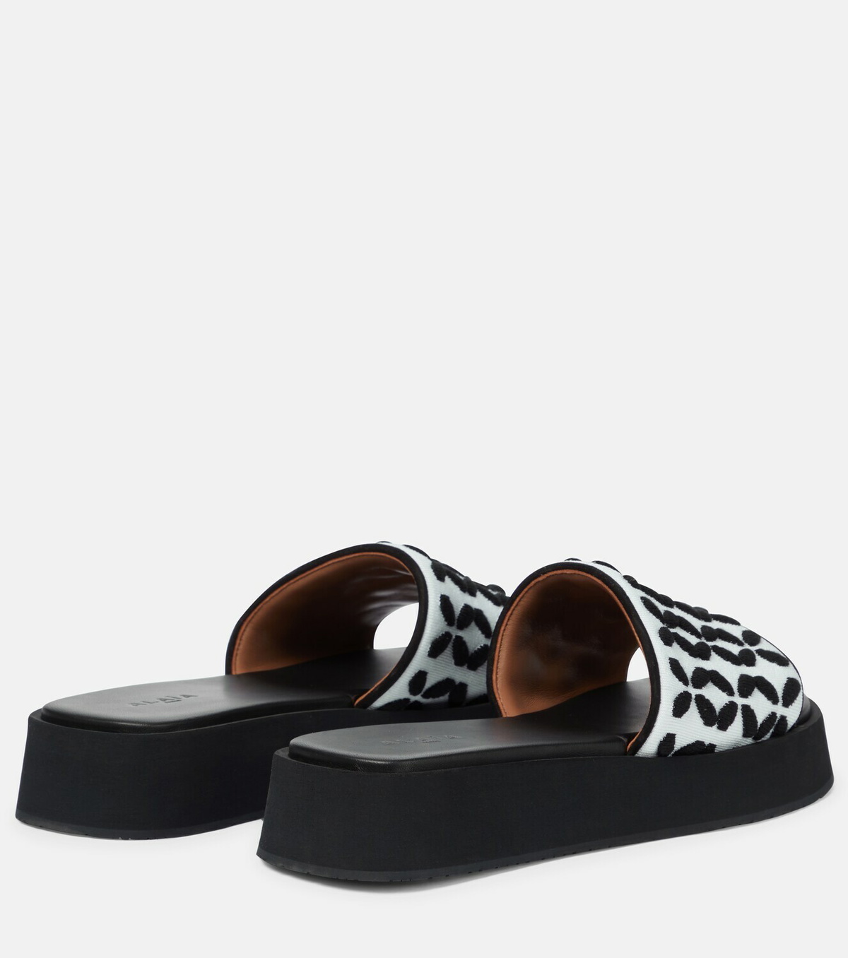 Alaïa Knit platform sandals ALAÏA