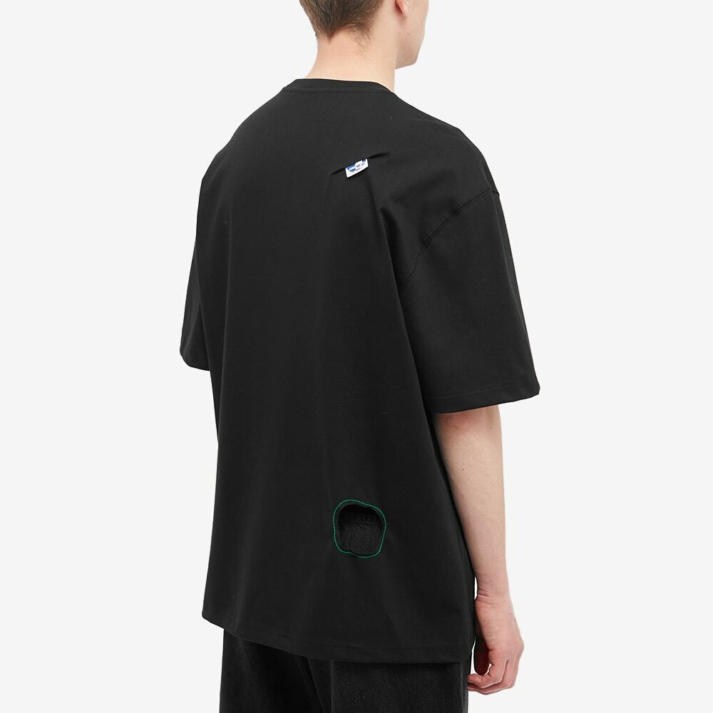 ADER Error Men's Small Distort Logo T-Shirt in Black ADER error