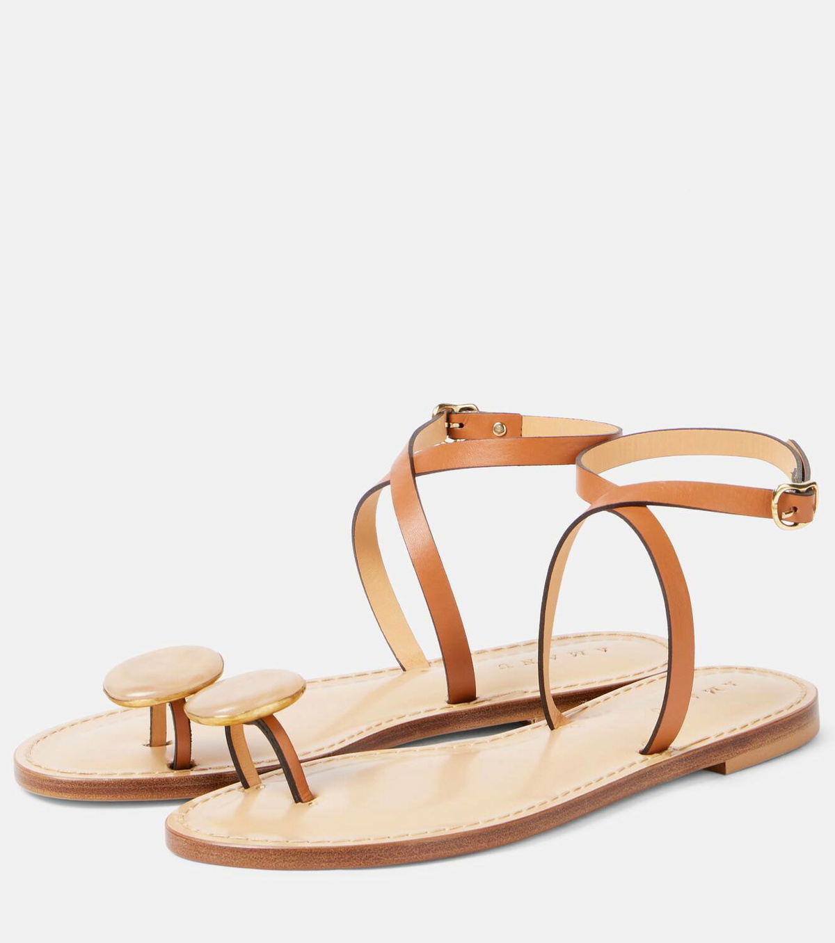 Amanu Kigali embellished leather sandals Amanu