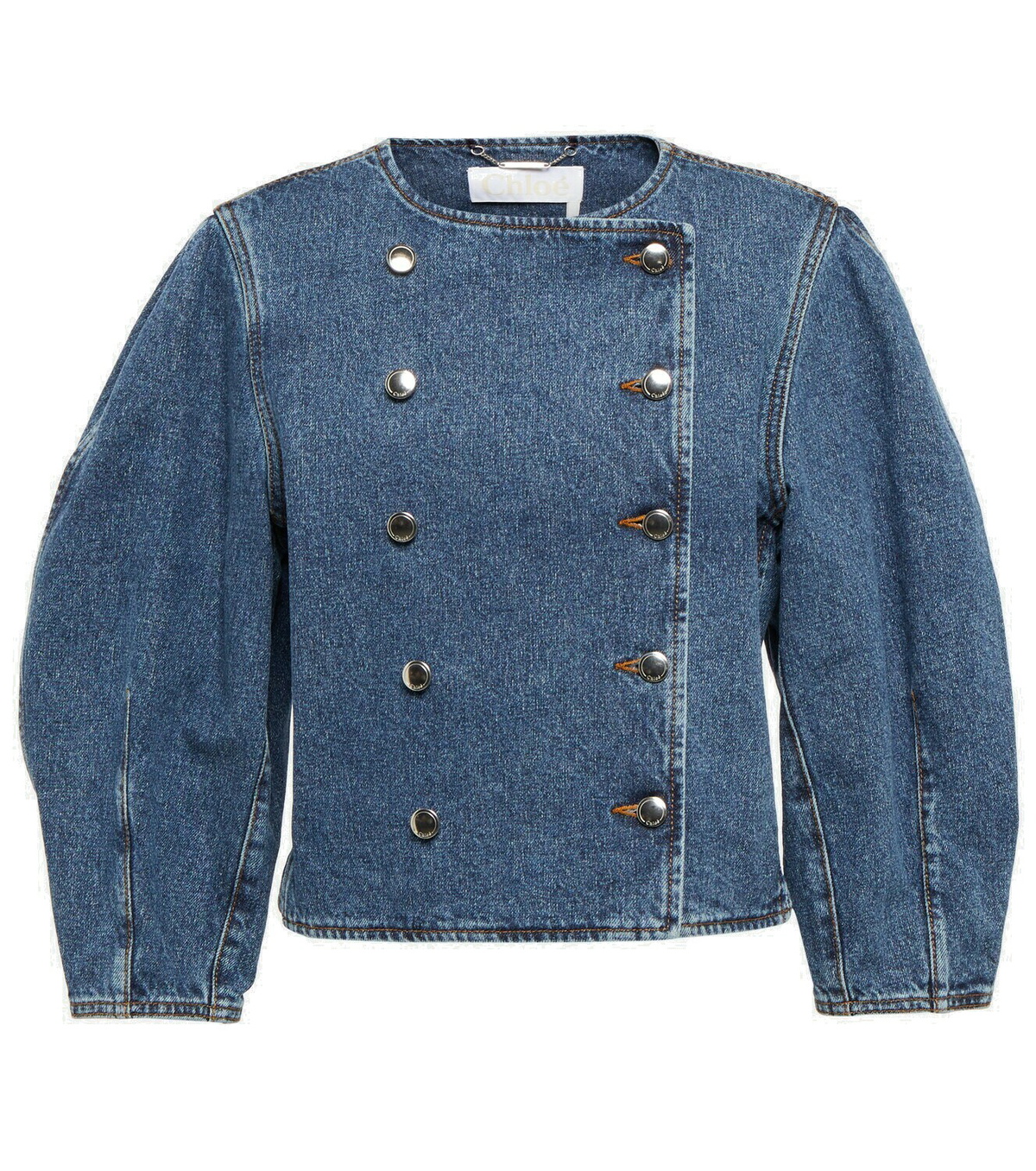 Chloe - Double-breasted denim jacket Chloe