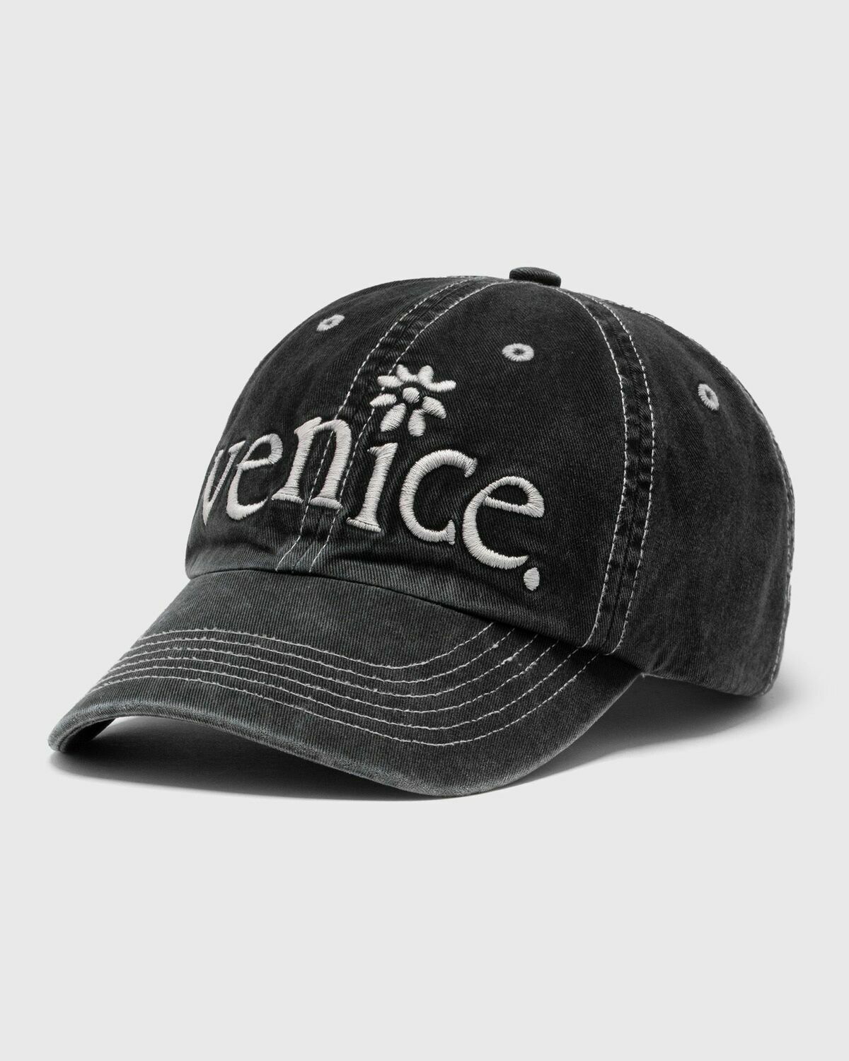Erl Venice Cap Woven Black Caps ERL