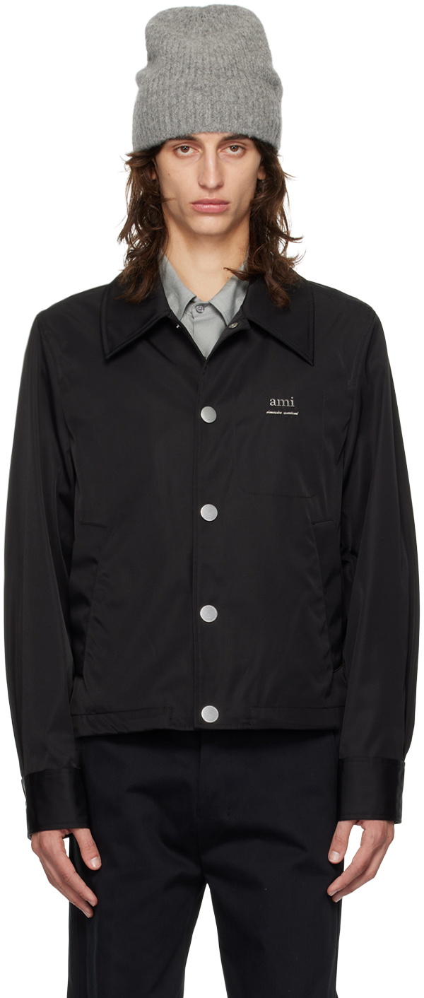 AMI Paris Black 'Ami Alexandre Mattiussi' Buttoned Jacket AMI