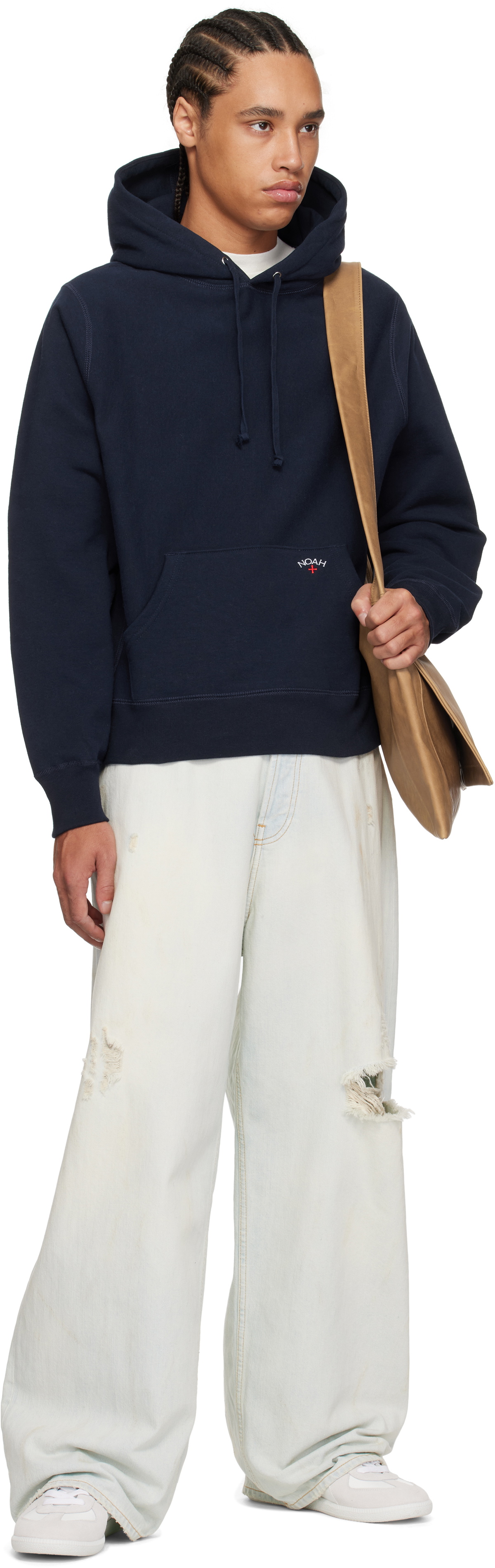 Noah Navy Core Classic Hoodie Noah NYC