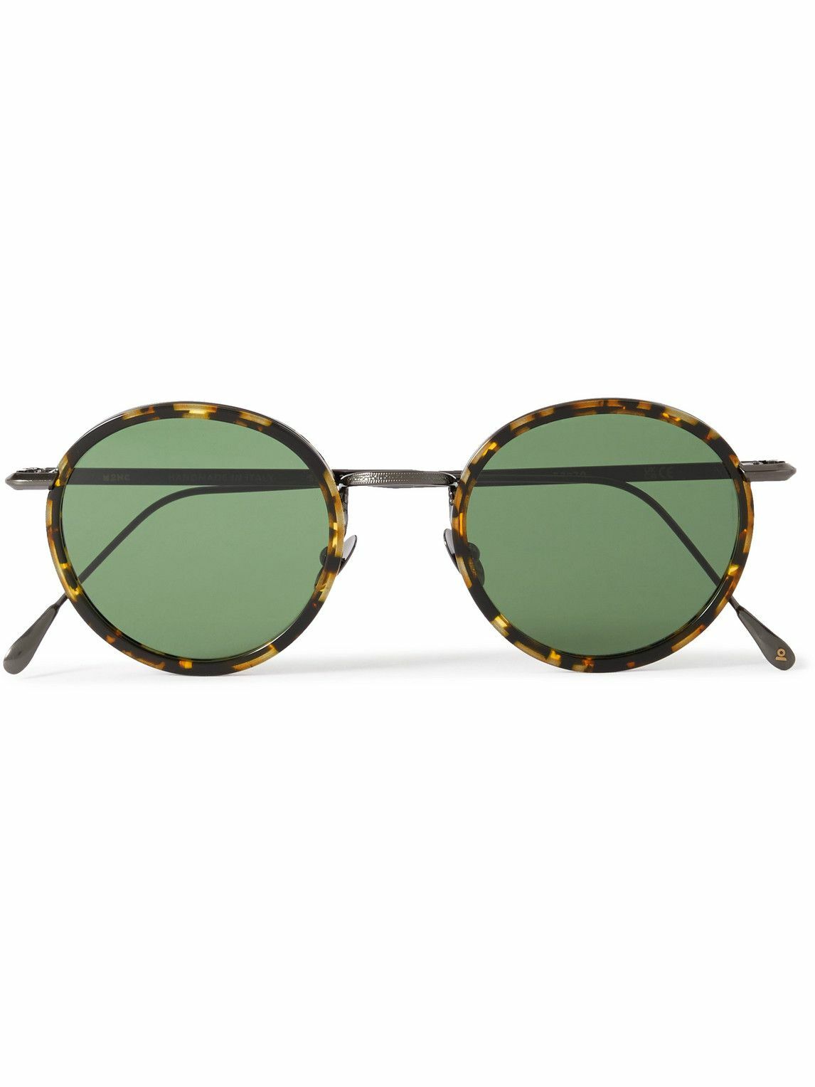 MONC - W03 Round-Frame Tortoiseshell Acetate and Metal Sunglasses Moncler