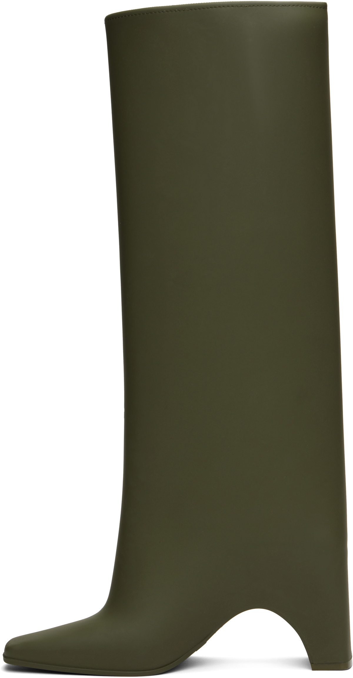 Coperni Green Rubber Bridge Tall Boots Coperni Coperni Green Rubber Bridge Tall Boots Coperni