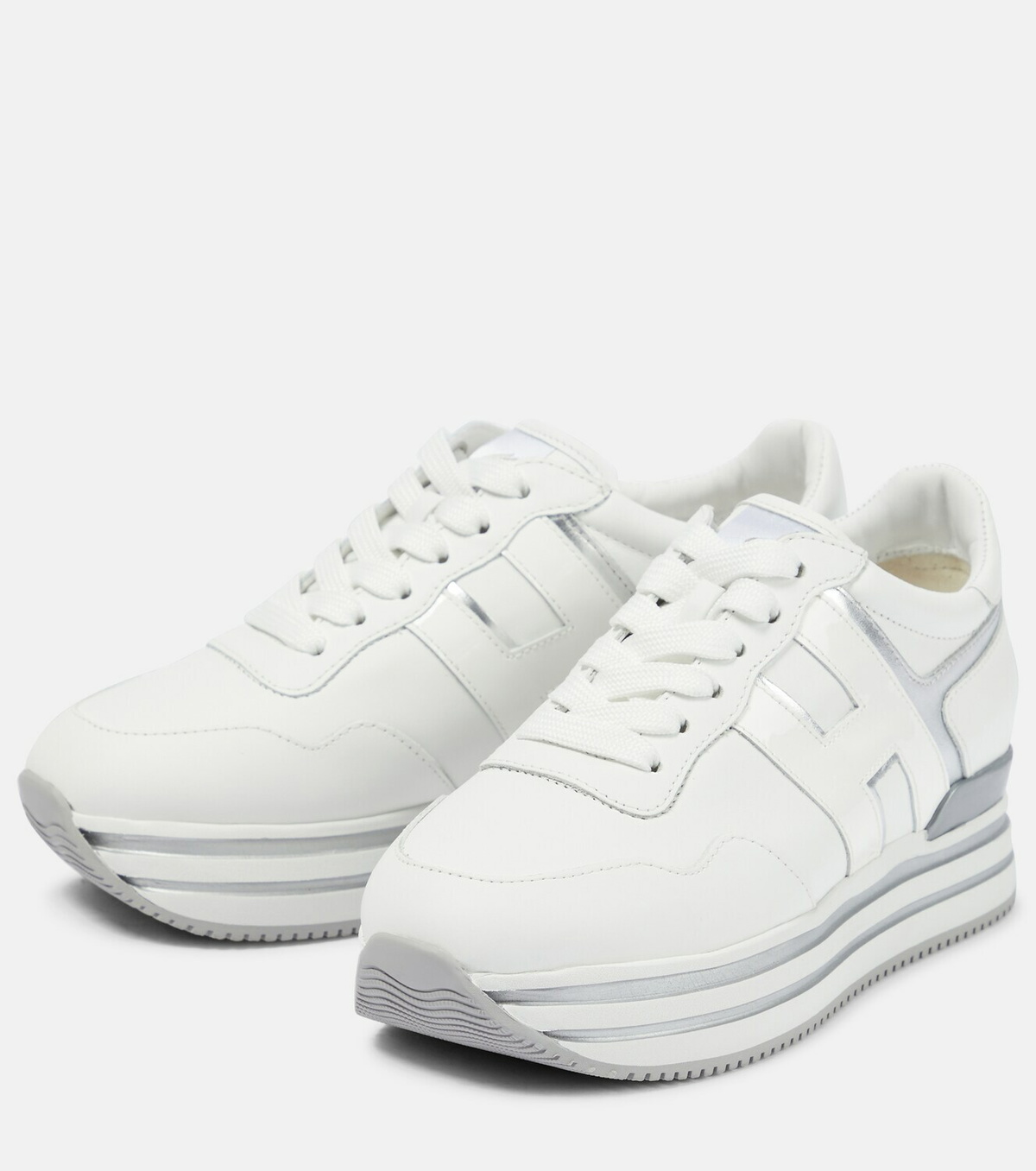 Hogan Midi leather platform sneakers Hogan