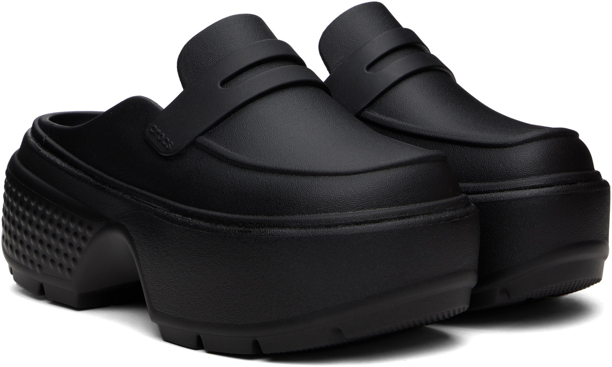 Crocs Black Stomp Loafers Crocs