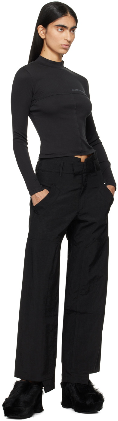 Eckhaus Latta Black Trace Trousers Eckhaus Latta