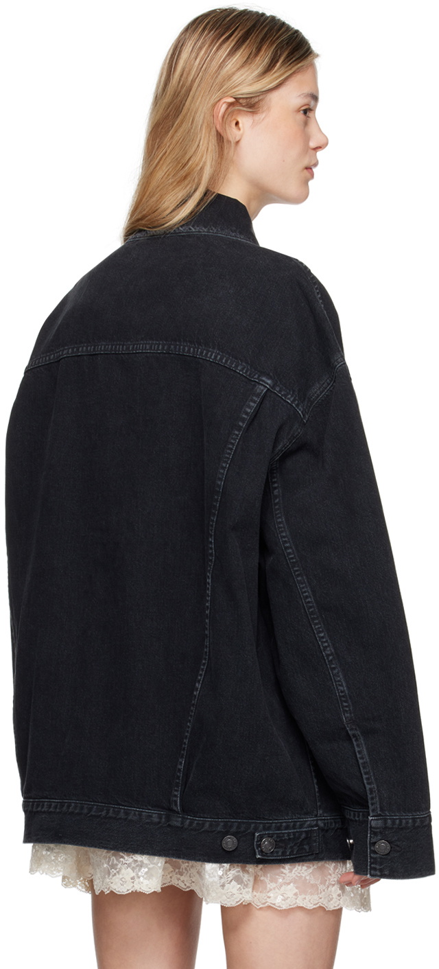 AGOLDE Black Wayne Denim Jacket AGOLDE