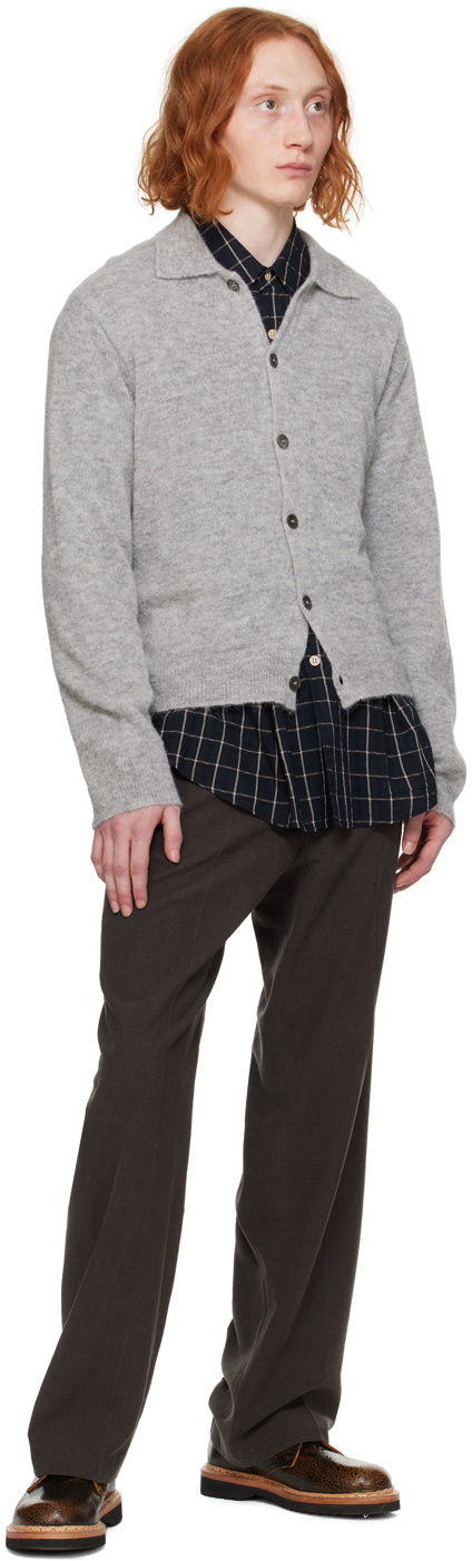 Our Legacy Gray Evening Cardigan Our Legacy