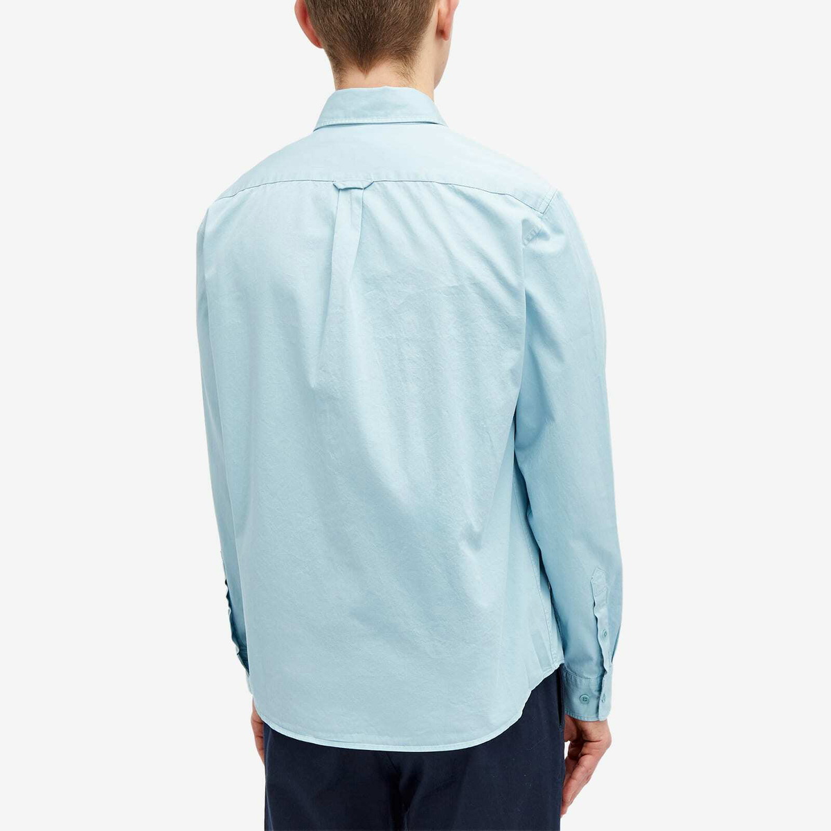 Belstaff Men's Scale Garment Dyed Shirt in Skyline Blue Belstaff