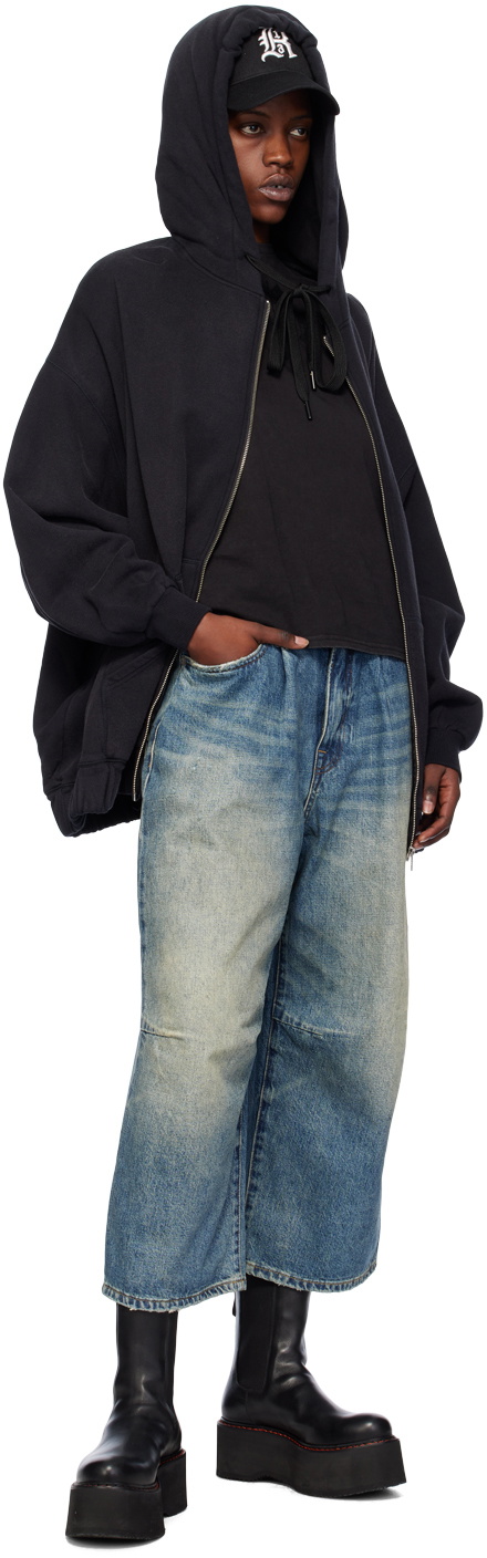 R13 Black Jumbo Hoodie R13