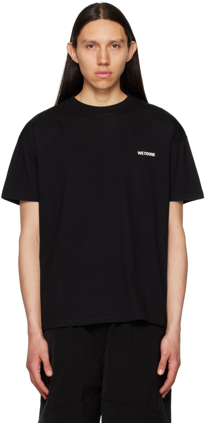 We11done Black Printed T-Shirt We11done