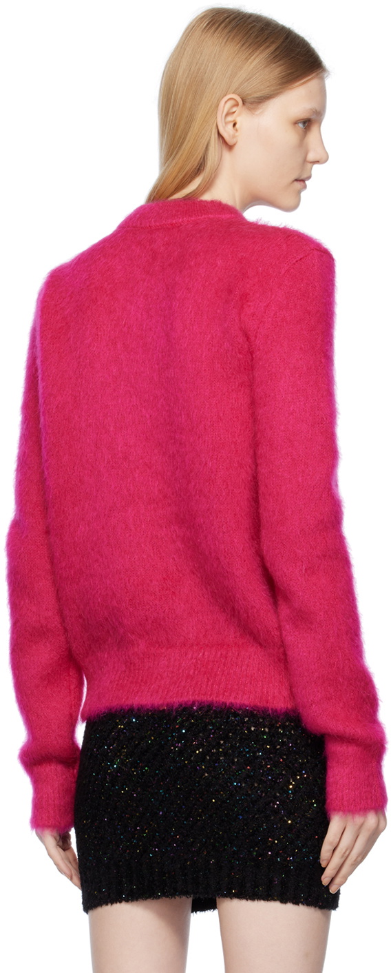 Balmain Pink Jacquard Sweater Balmain
