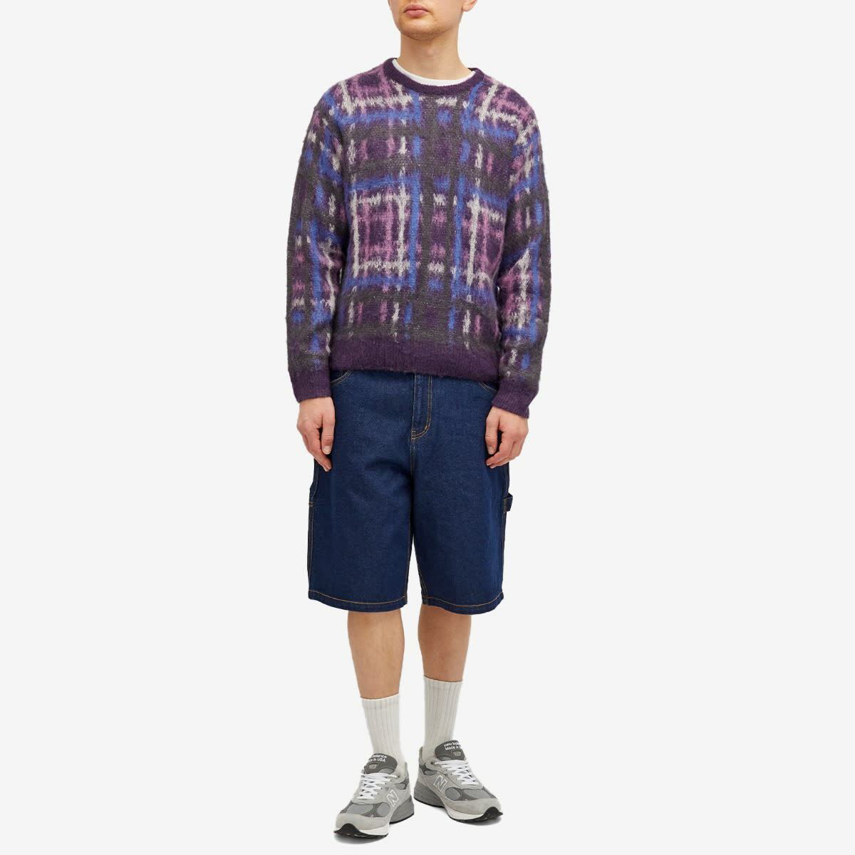 Dime Men's Classic Denim Shorts in Indigo Dime