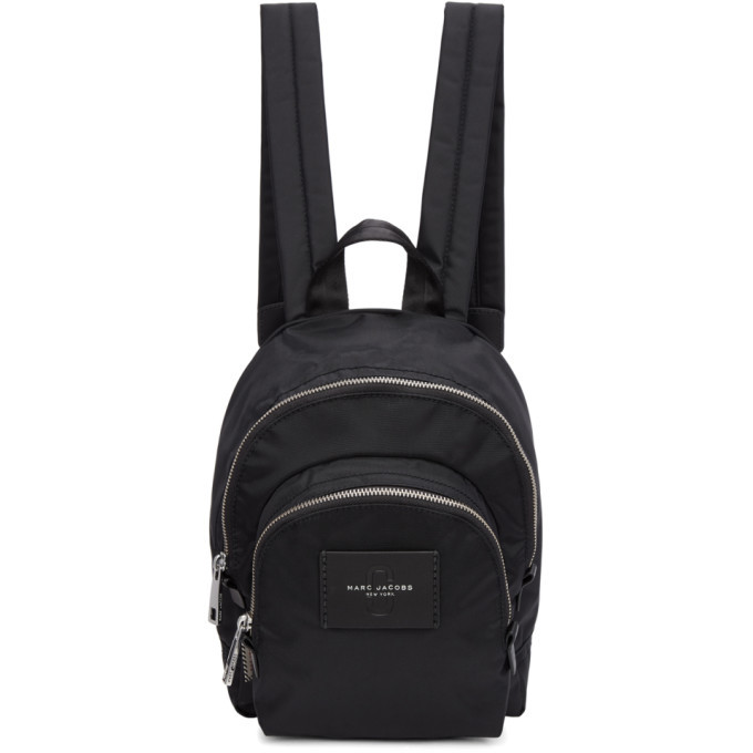 Marc Jacobs Black Mini Double Backpack Marc Jacobs
