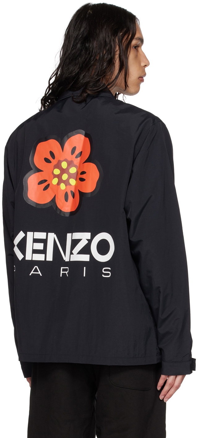Kenzo Black Kenzo Paris Boke Flower Jacket Kenzo