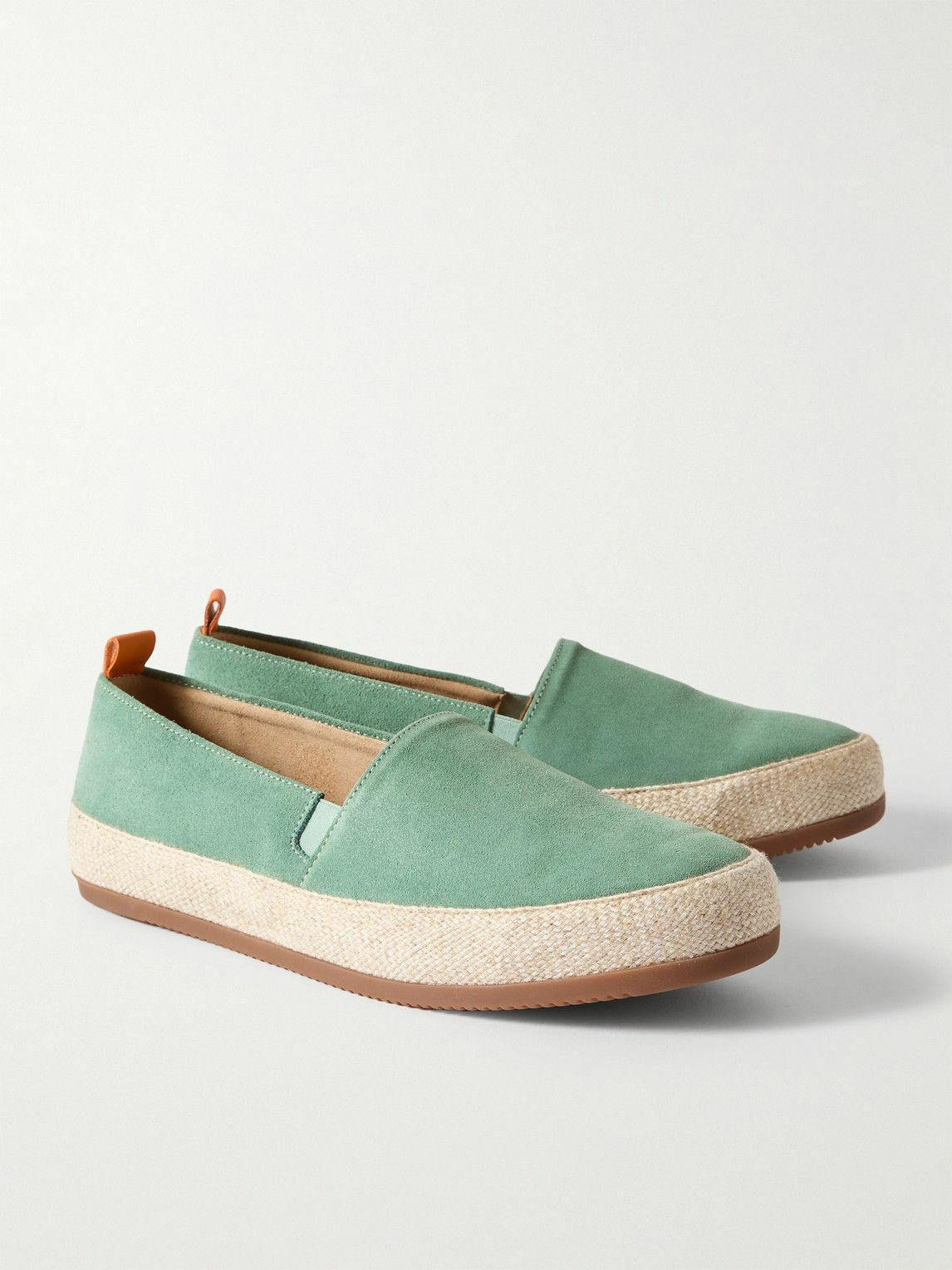 Mulo - Suede Espadrilles - Green Mulo