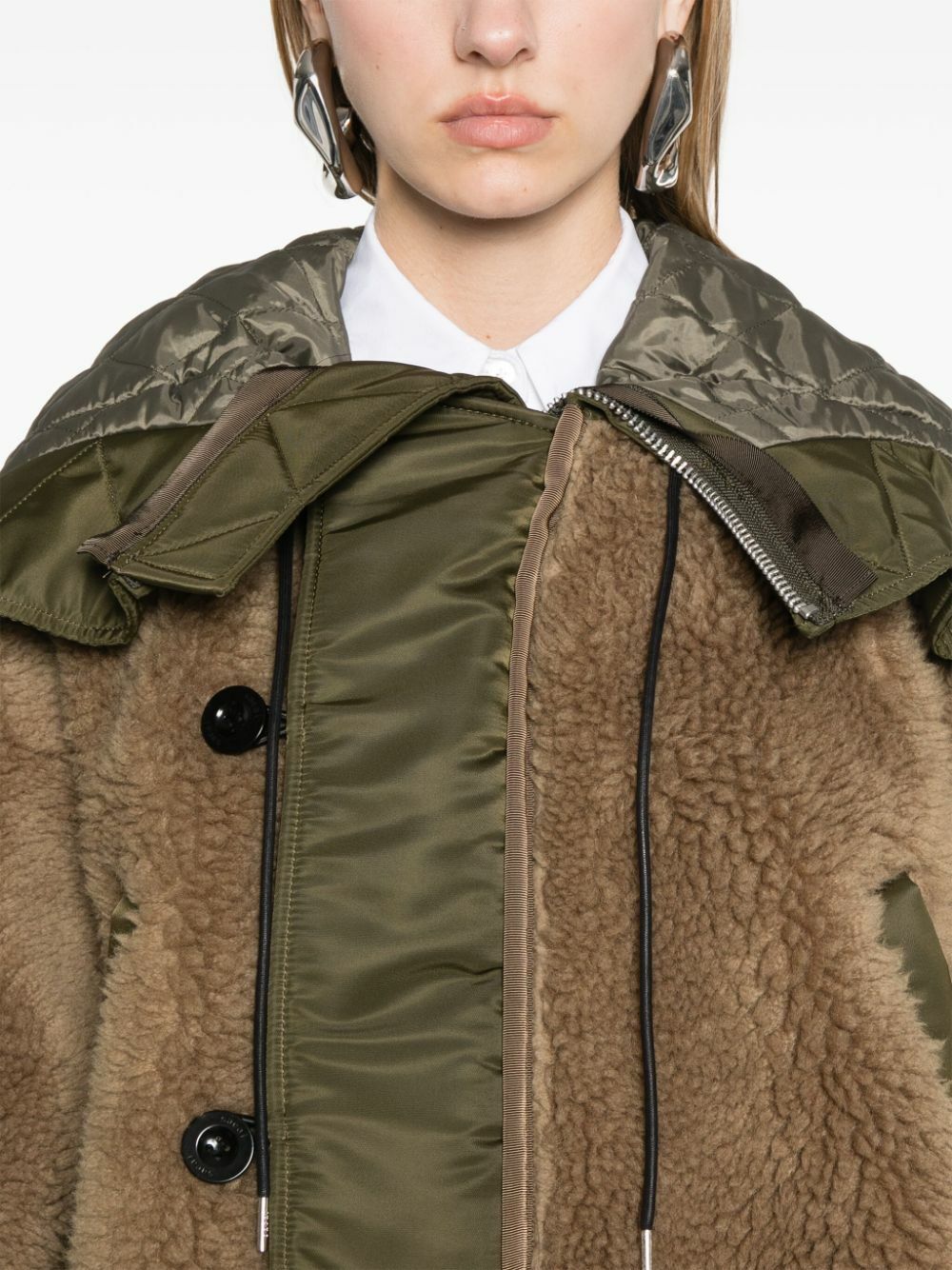 SACAI - Faux Shearling Blouson Jacket Sacai