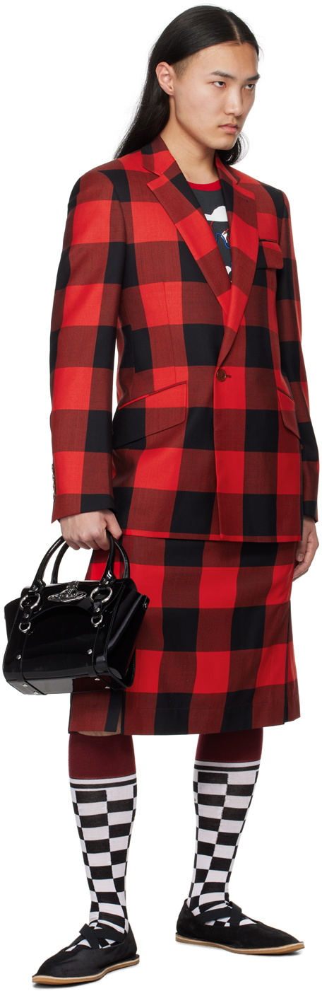 Vivienne Westwood Red & Black Raf Blazer Vivienne Westwood