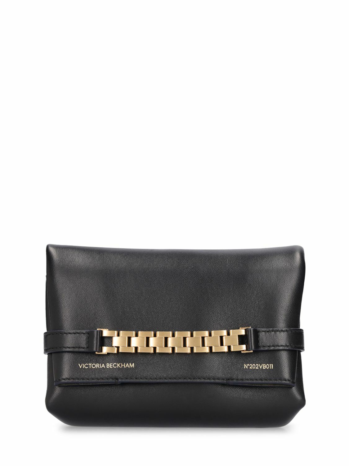 VICTORIA BECKHAM - Mini Leather & Chain Pouch Victoria Beckham